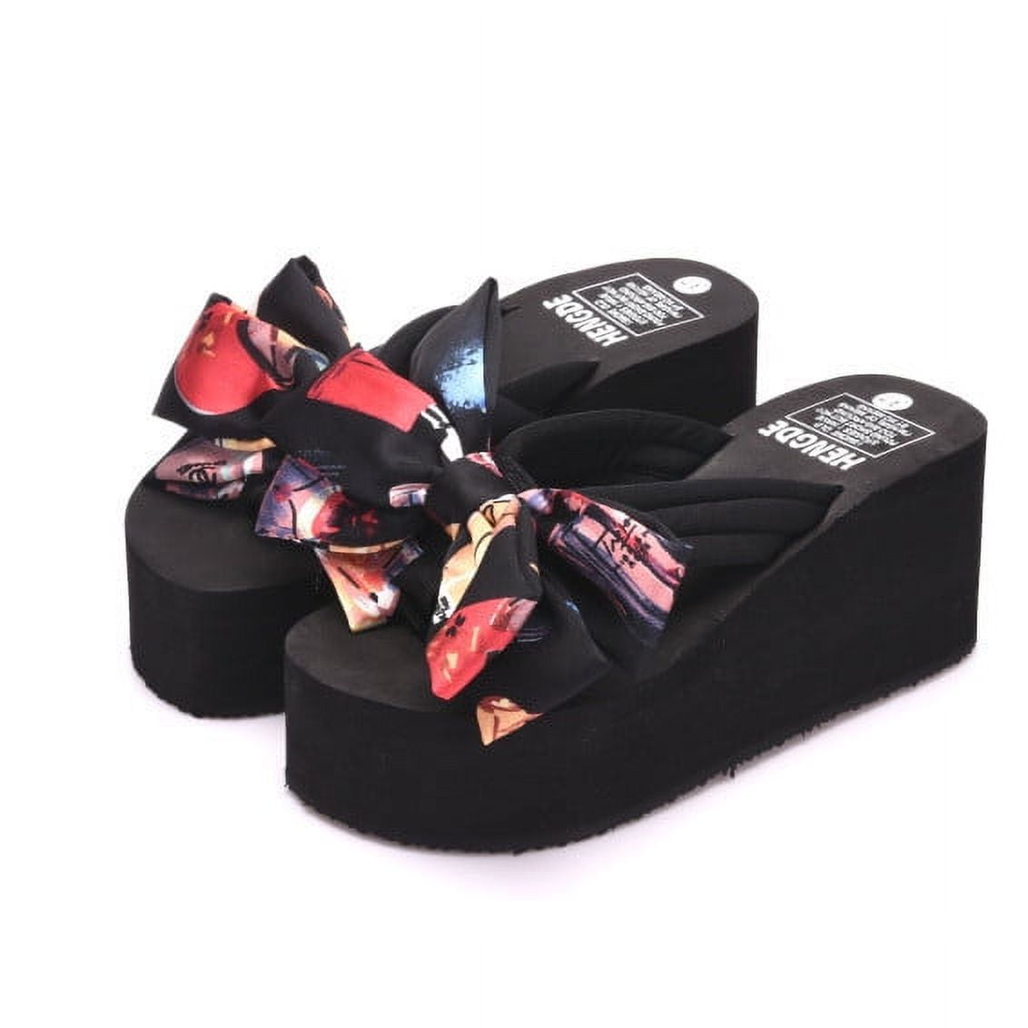 Slippers for Women Indoor and Outdoor Comfy Anti-Slip Platform Flip ...