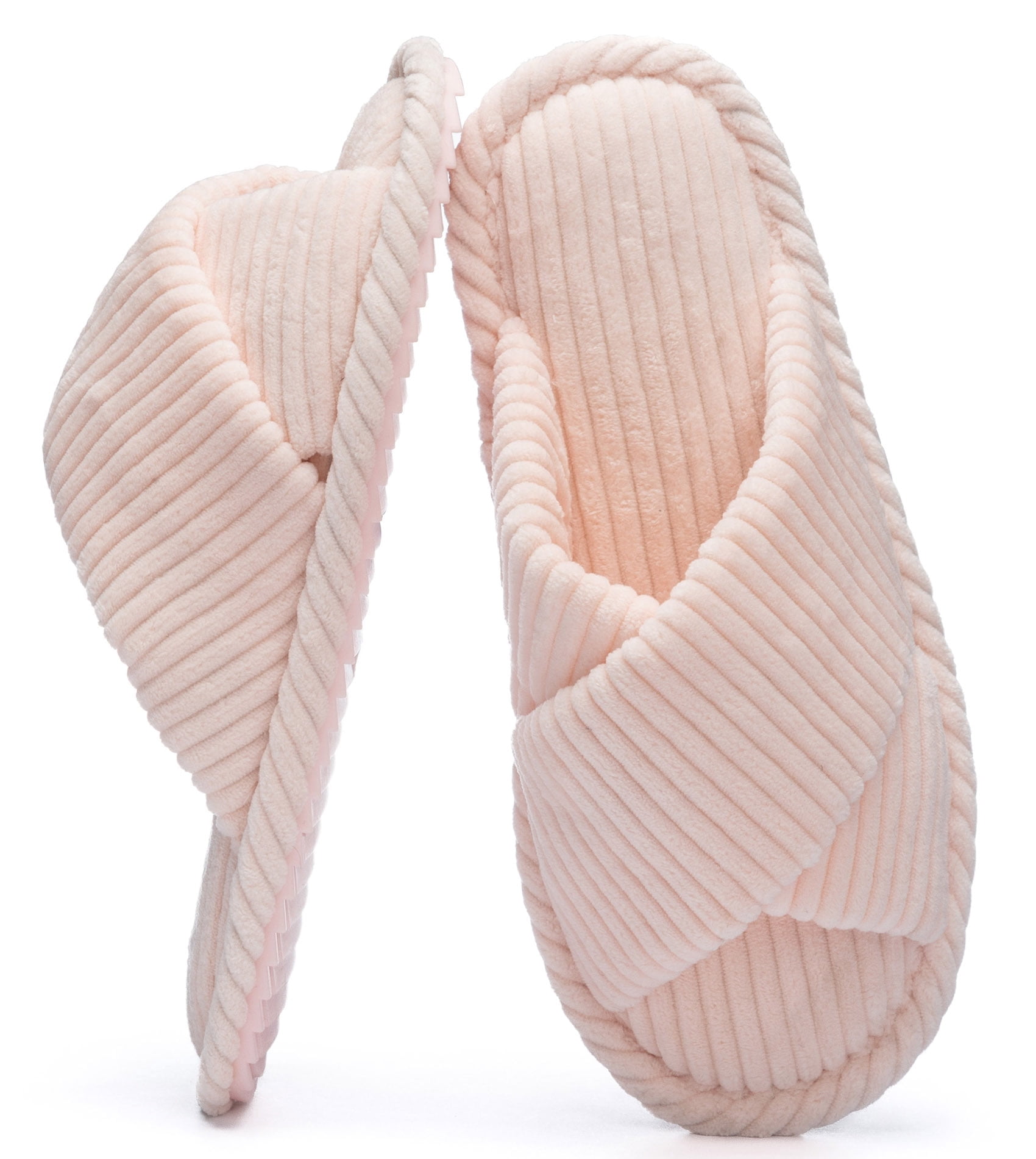 Goewy Women's Open Toe Slippers with Memory Foam, Anti-Skid Indoor ...