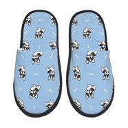 Comfies Womens Boxer, Uncropped Dog Slippers - Sherpa Lined Animal ...