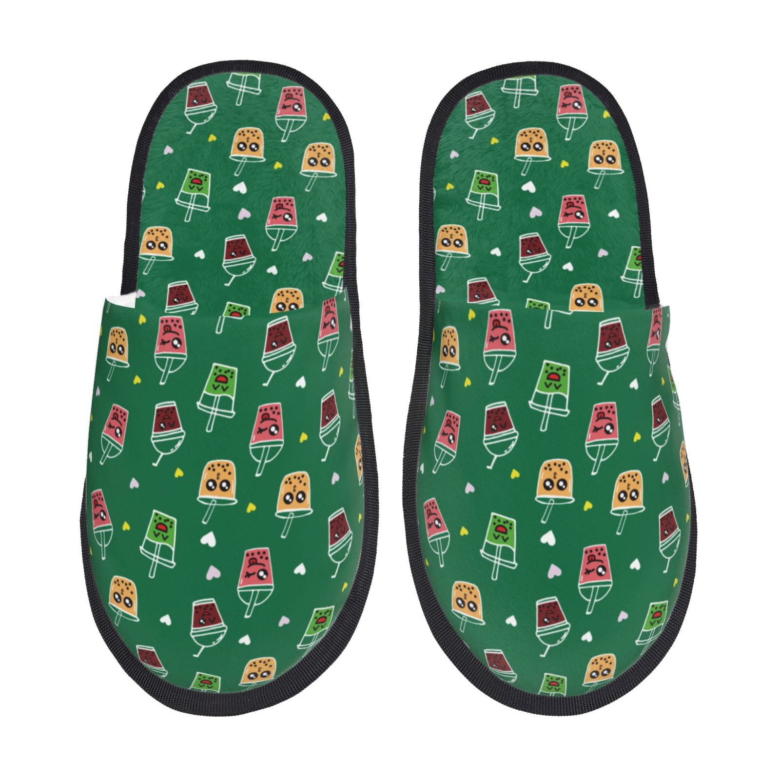 Slippers for Women/Men - milk tea No.803 Soft Plush Warm Slip-on ...