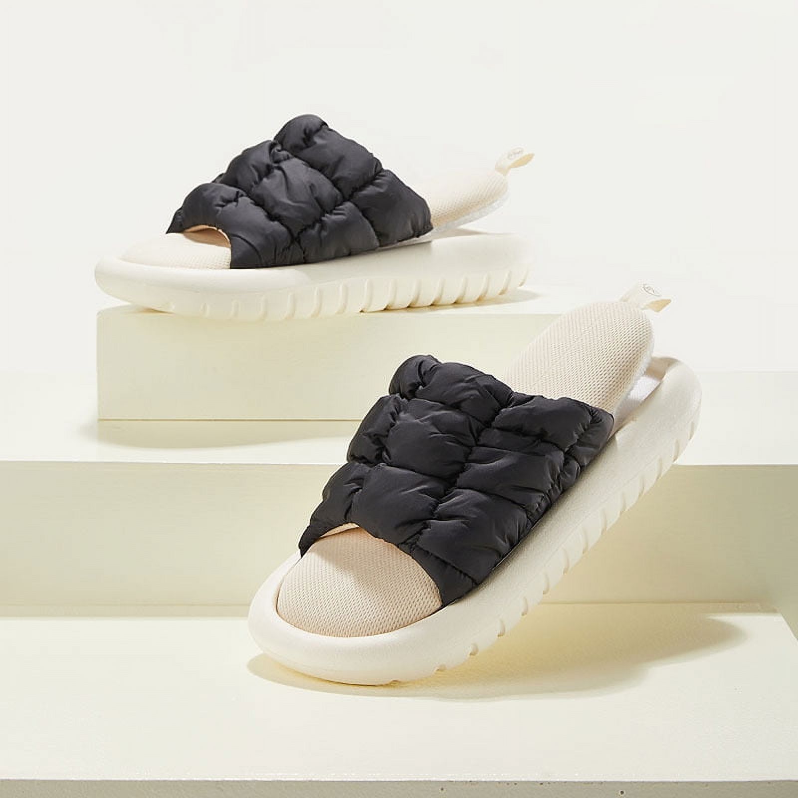 Slippers for Women Soft Breathable Slides Cloud SlippersOpen Toe House ...