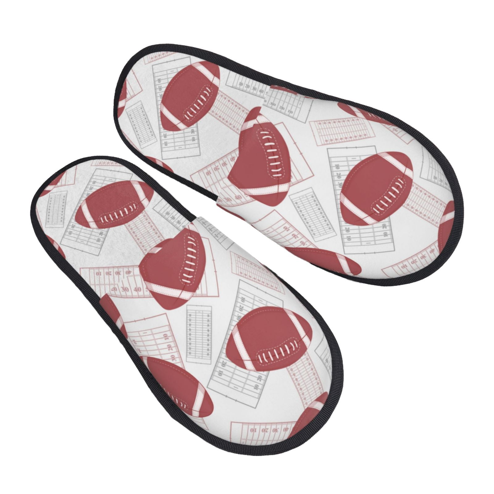 Slippers for Women, cute American football field vintage Womens ...