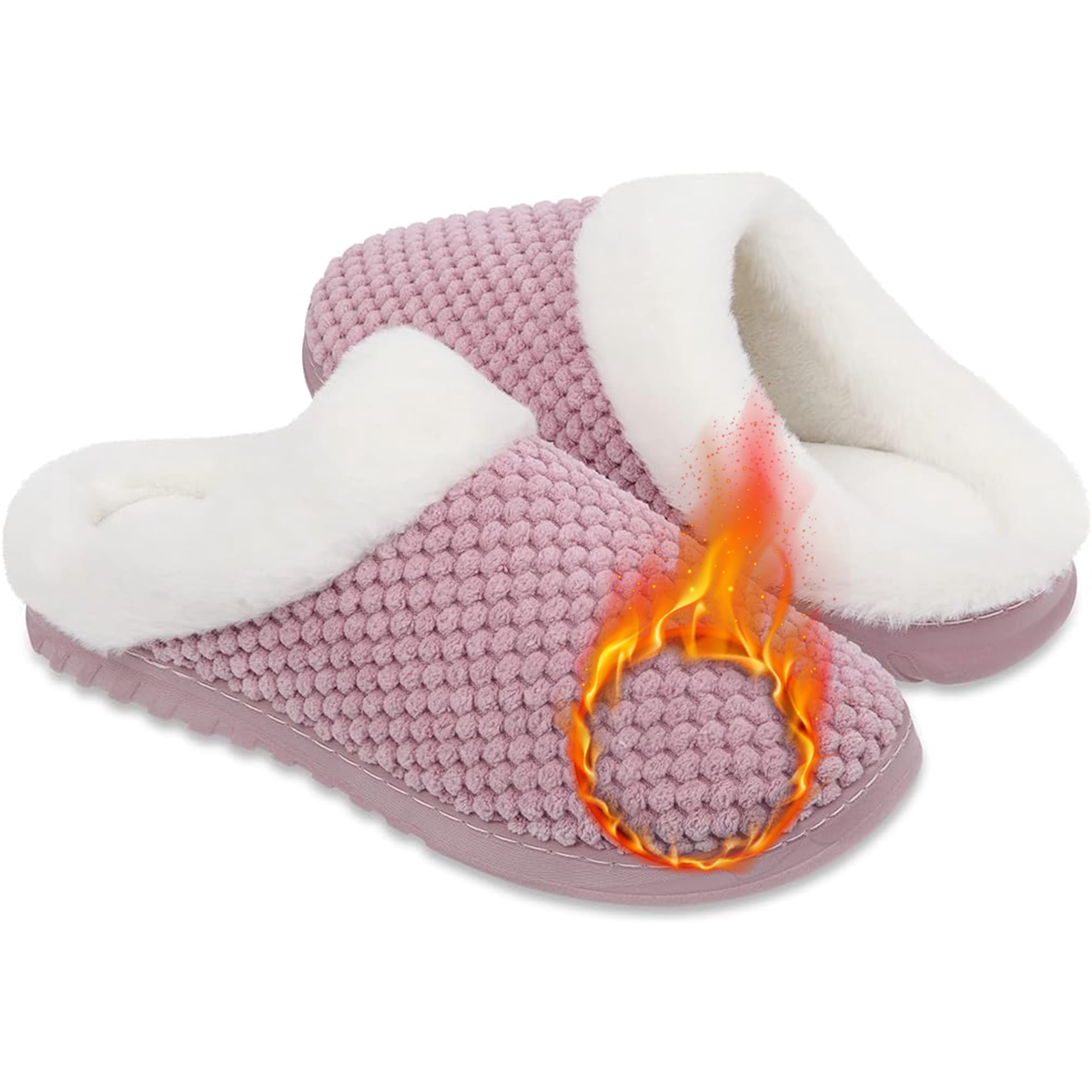 Slippers for Women with Memory Foam Casual Warm Breathable Soft Couples ...