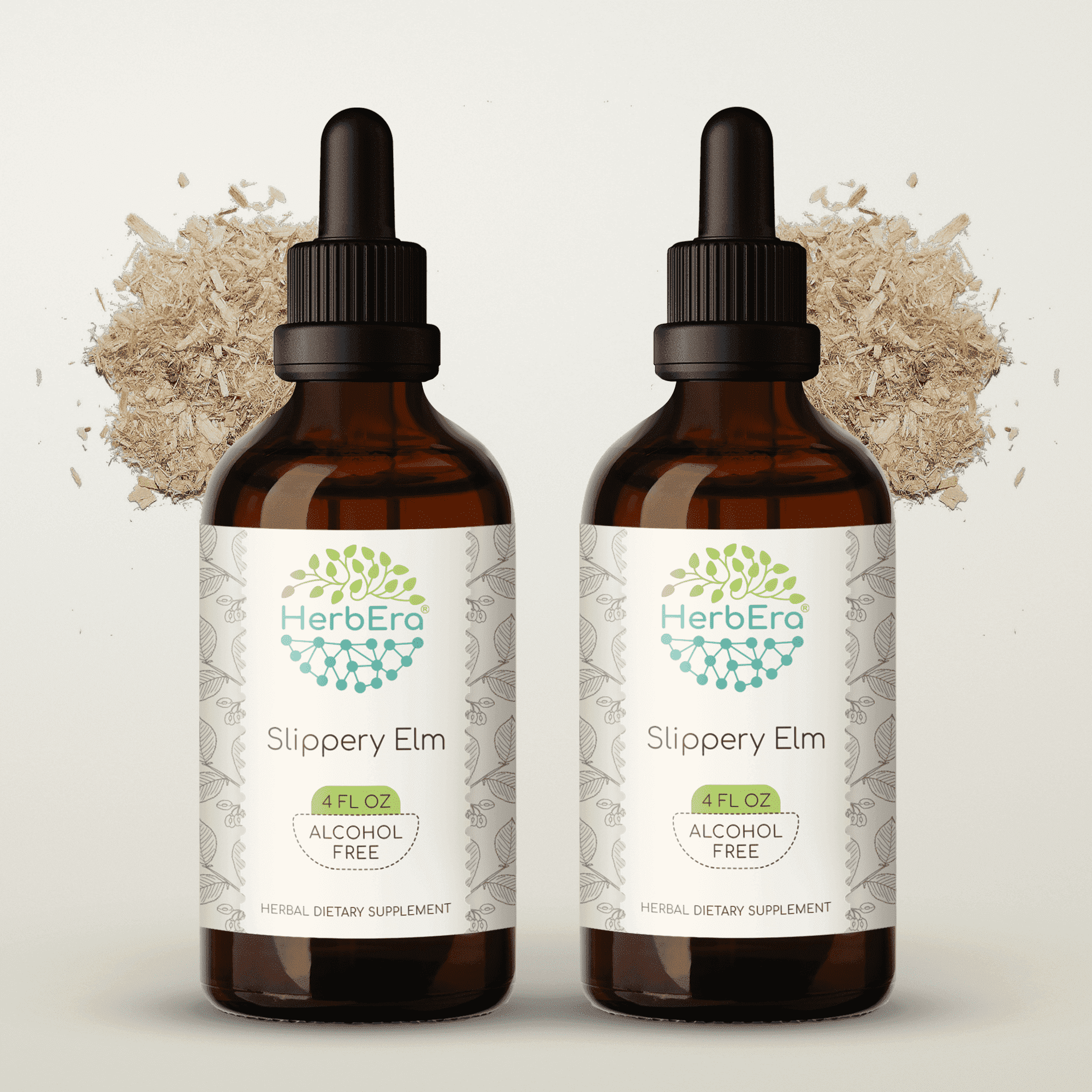 HerbEra Slippery Elm Tincture, Herbal Dietary Supplement for Digestive ...