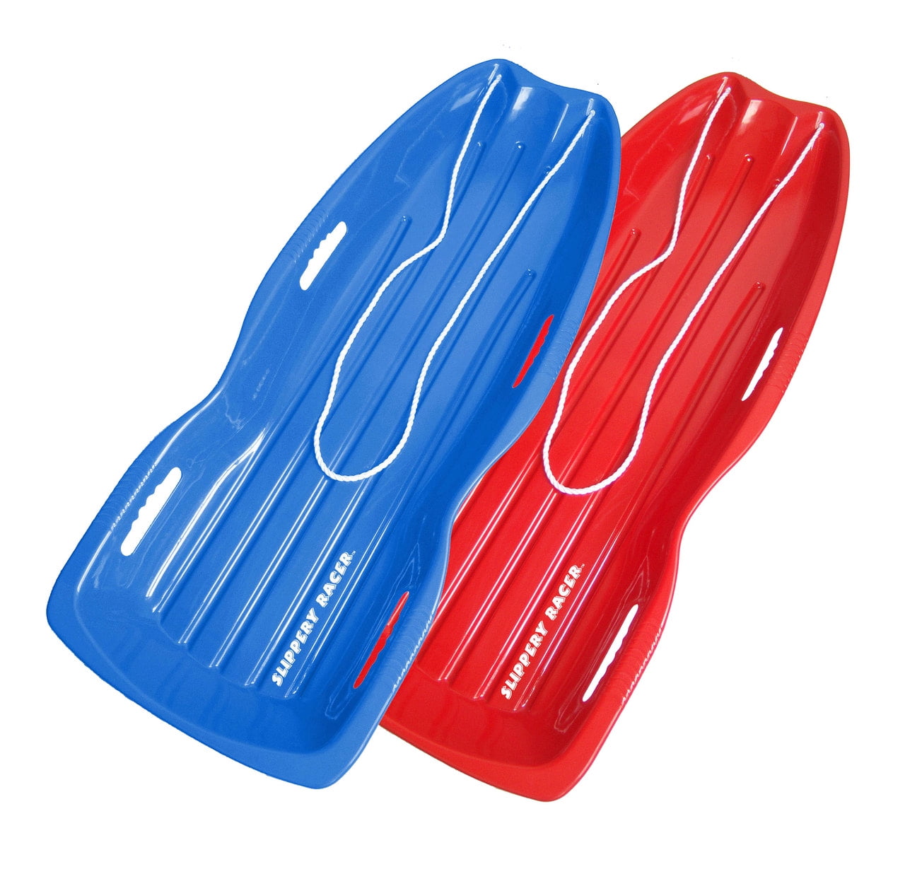 "Slippery Racer Heavy-Duty Plastic Downhill Xtreme 48"" Toboggan Snow ...
