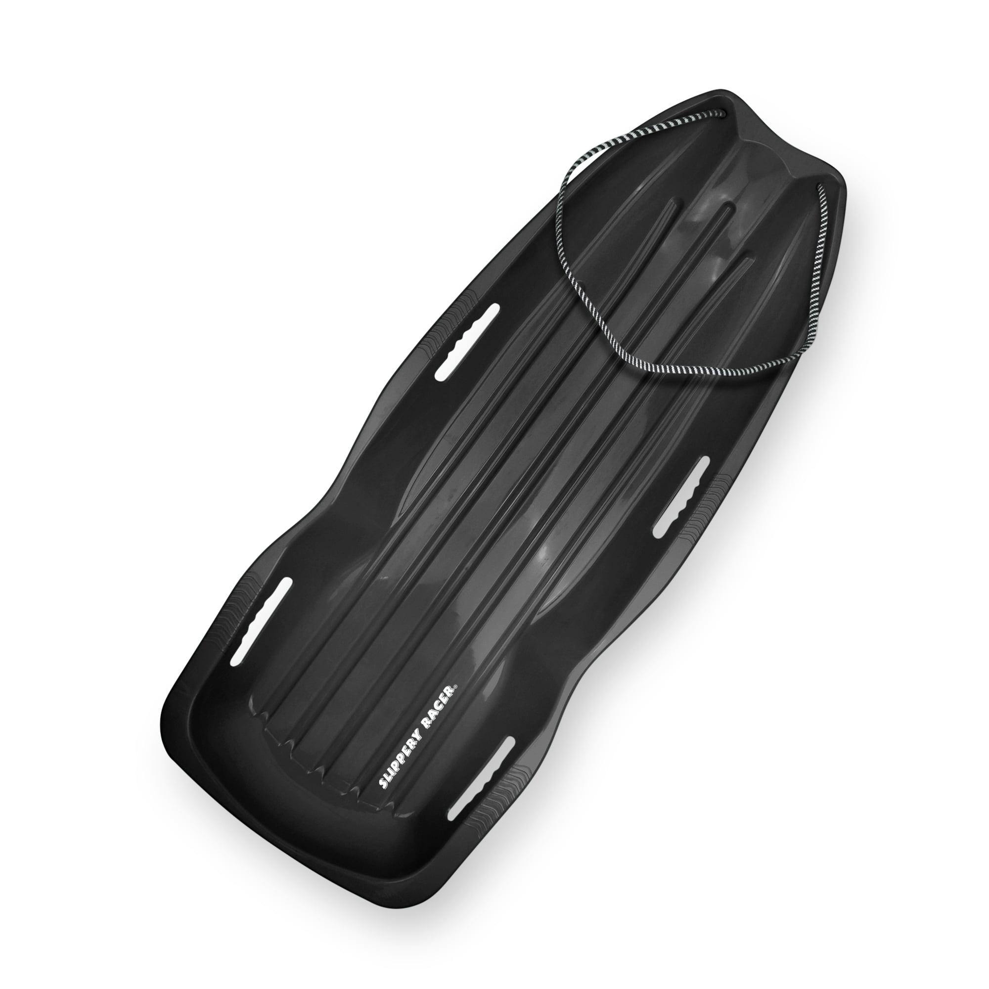Slippery Racer Downhill Xtreme Toboggan Snow Sled-Black - Walmart.com