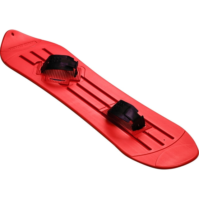Slippery Racer Kids Snowboard with Binders for Beginners-RED - Walmart.com