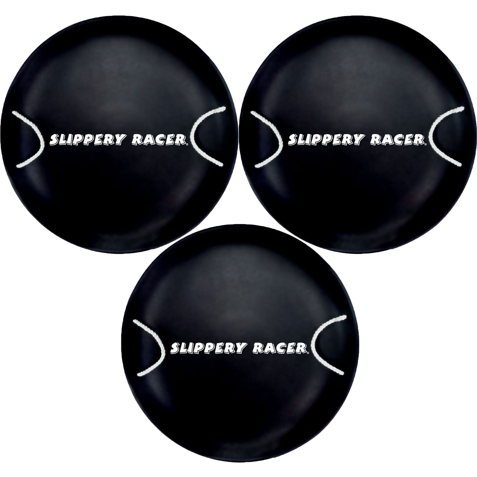 Slippery Racer ProDisc 26" Heavy Duty Metal Saucer Sled w/ Handles (3 ...