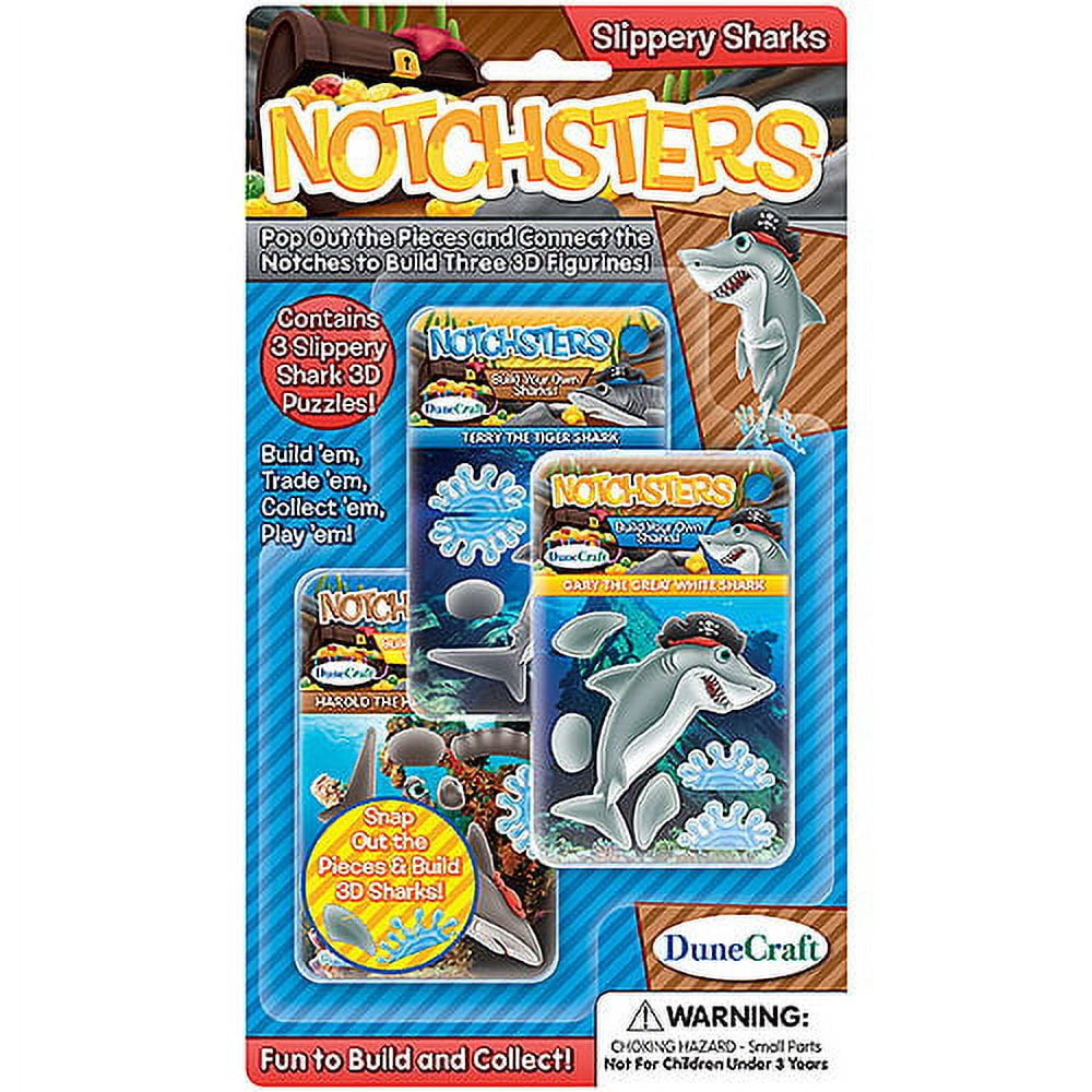 Slippery Sharks and Dinos Notchsters - Walmart.com