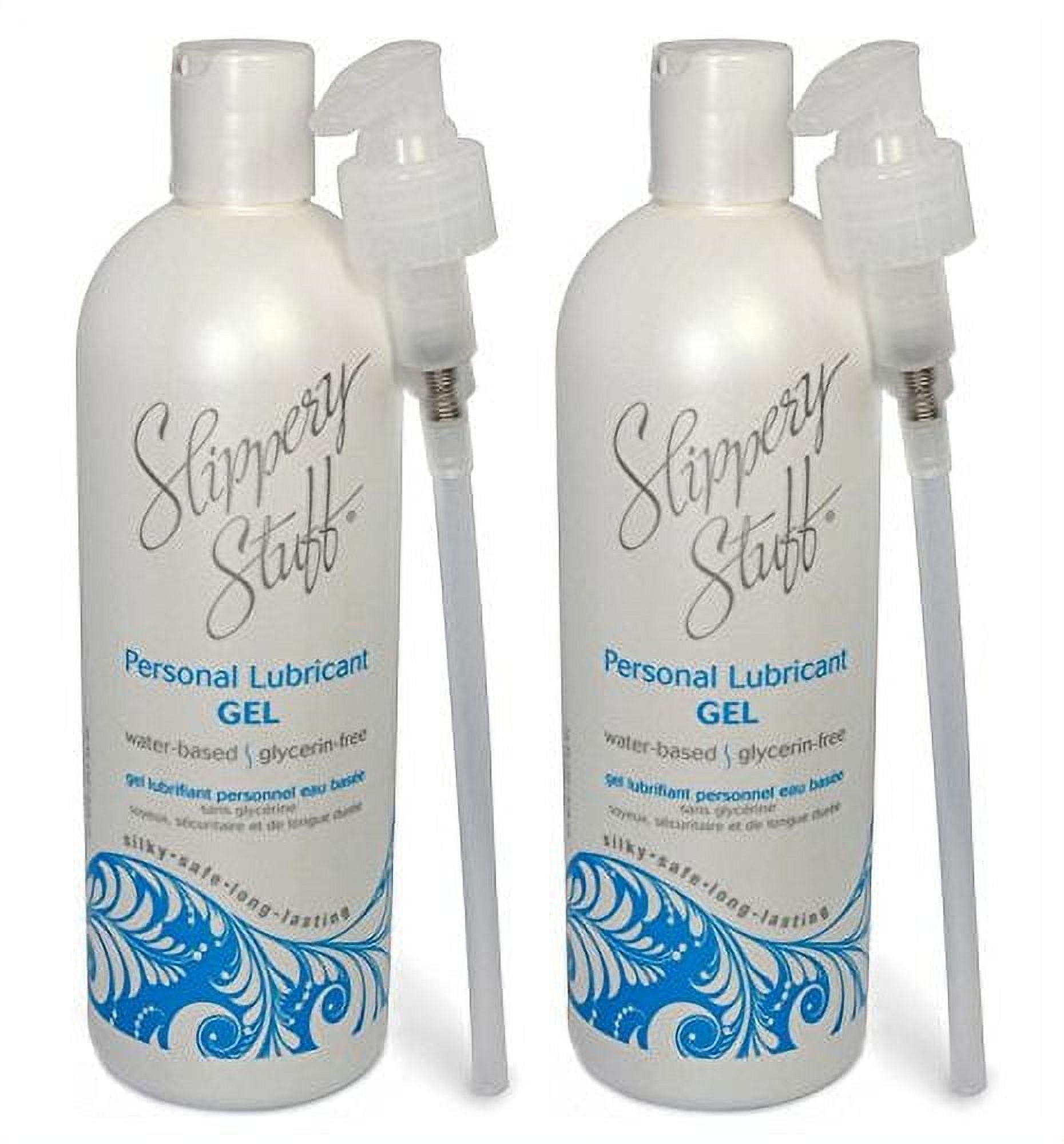 Slippery Stuff Gel Water-Based Lubricant, 16 Oz, Clear, Unscented, Pack ...