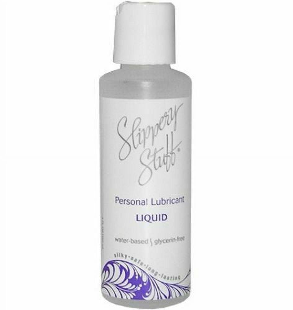 Slippery Stuff Liquid Water Based Personal Lubricant, 4 oz, Silky ...