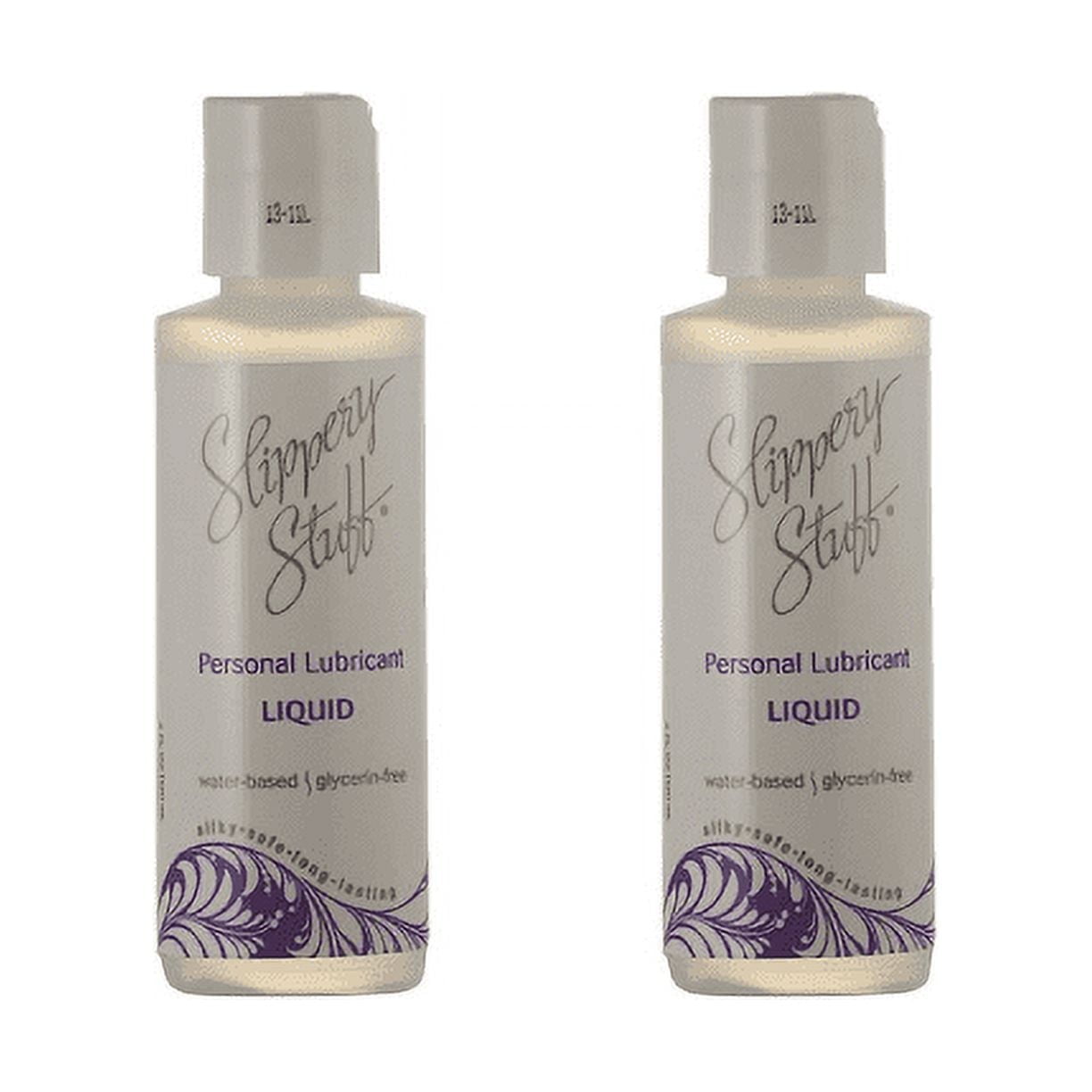 Slippery Stuff Water Based Lubrication Liquid, Long-lasting, Glycerin ...