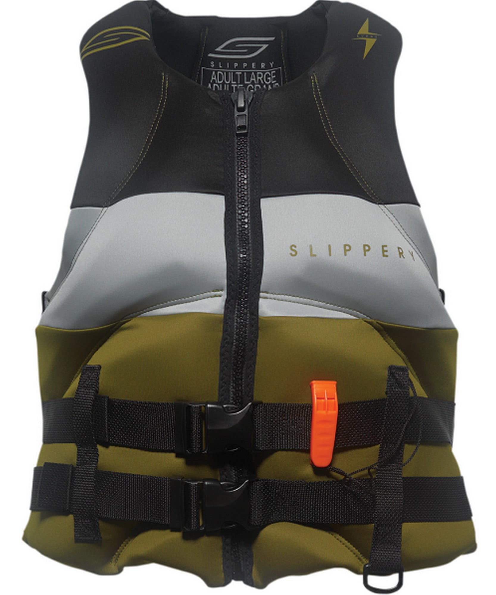 Slippery Surge Neo Mens Life Vest Olive/Black XL - Walmart.com