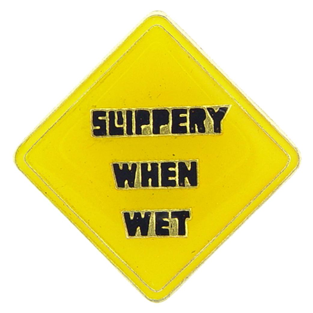Eagle Emblems P63611 Pin - Slippery When - 1 in. - Walmart.com