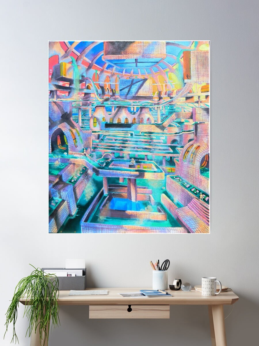 Slippery When Wet Poster Wall Art, Modern Wall Decor For Living Room ...