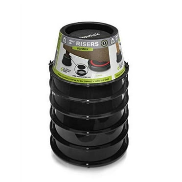 "Slipstick Sturdy Heavy-Duty 2"" Lift Furniture Risers, Adds 2 inches ...