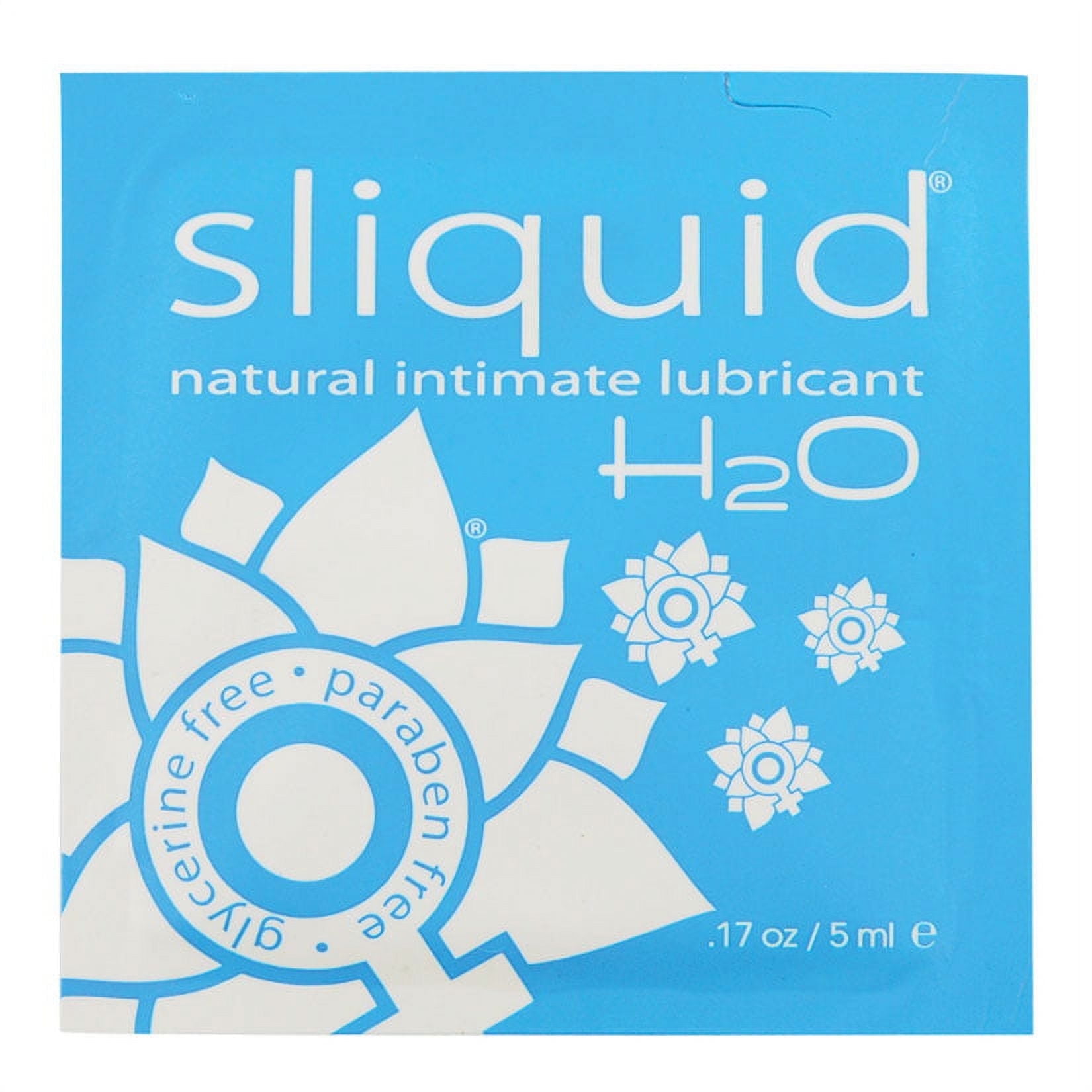 Sliquid H2O Premium Water Based Personal Lubricant, 5 ml - Walmart.com