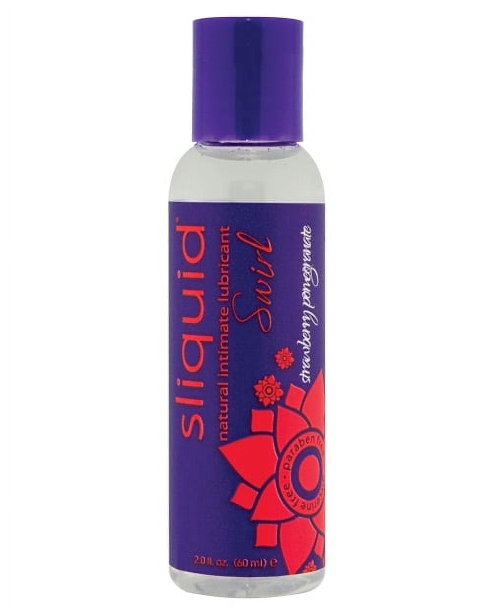 Sliquid Naturals Swirl Lubricant - 2 oz Strawberry Pomegranate ...
