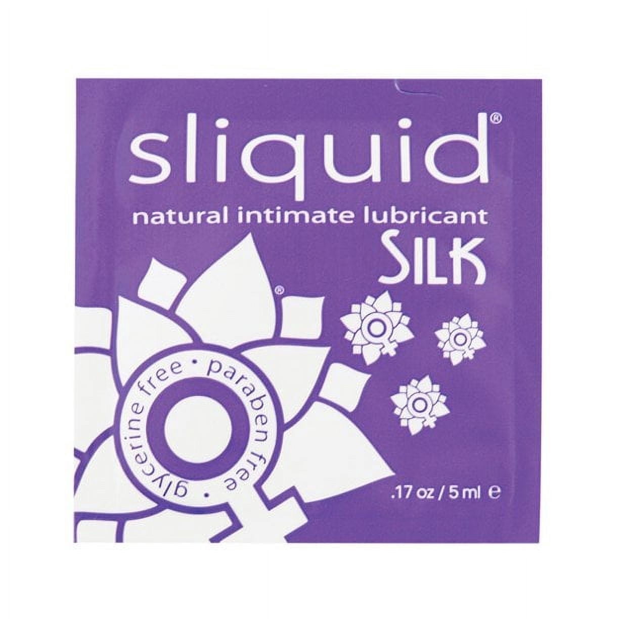 Sliquid Silk Hybrid Lubricant | Silicone+Water Based Infused Lubricant ...