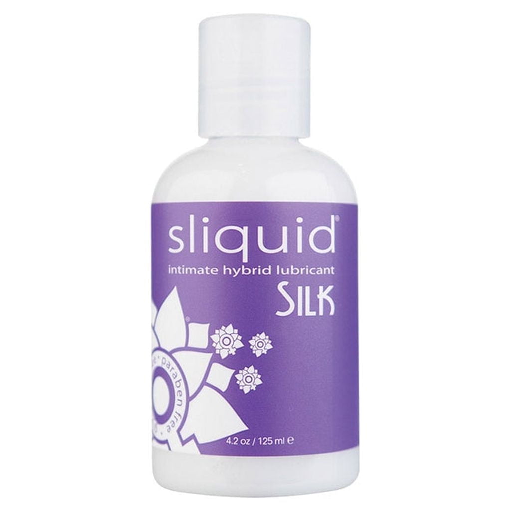 Sliquid Naturals Silk Personal Lube, Water-Based, Unscented, 4.2oz ...