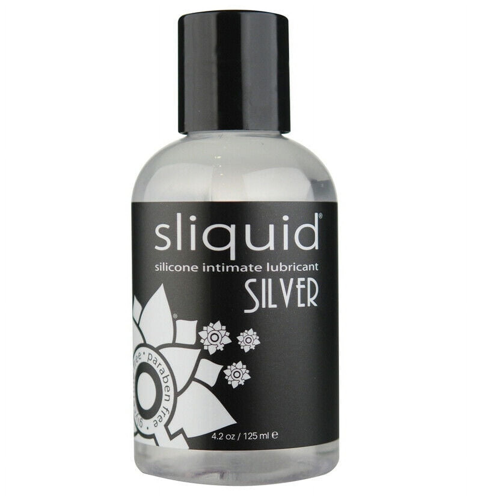 Sliquid Silver Premium Silicone Based Personal Lubricant, 4.2 fl Oz ...