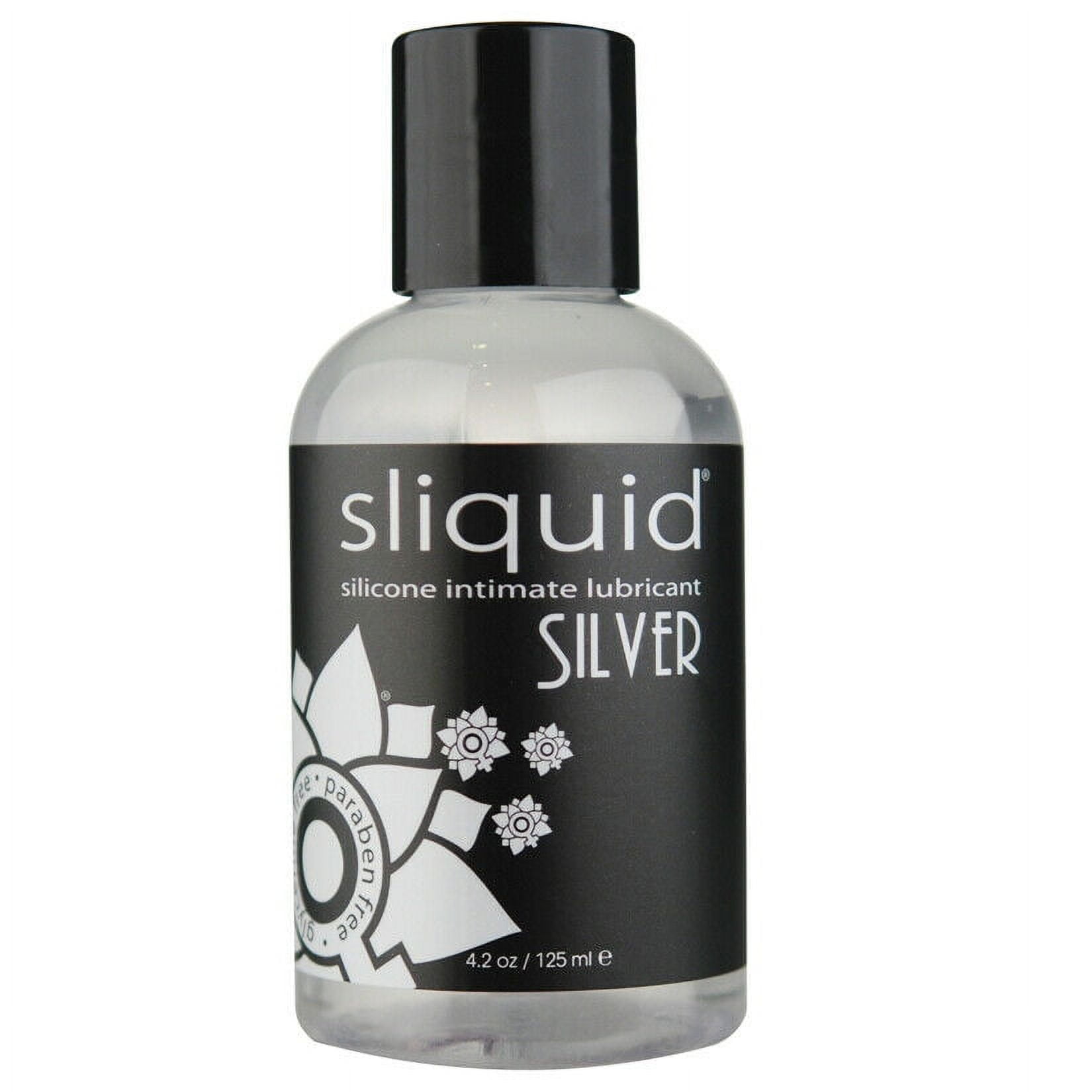 Sliquid Silver Premium Silicone Based Personal Lubricant, 4.2 fl Oz ...