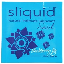Sliquid Naturals Swirl - Water Based Flavored Lubricant - Blue ...