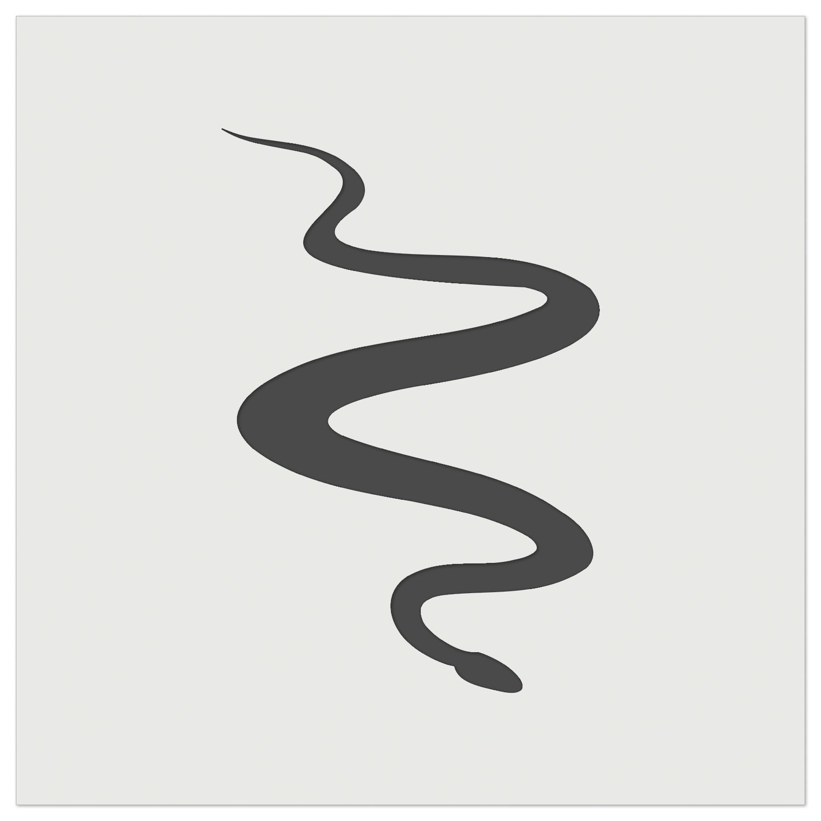 Slithering Snake Solid DIY Cookie Wall Craft Stencil - 3.5 Inch ...