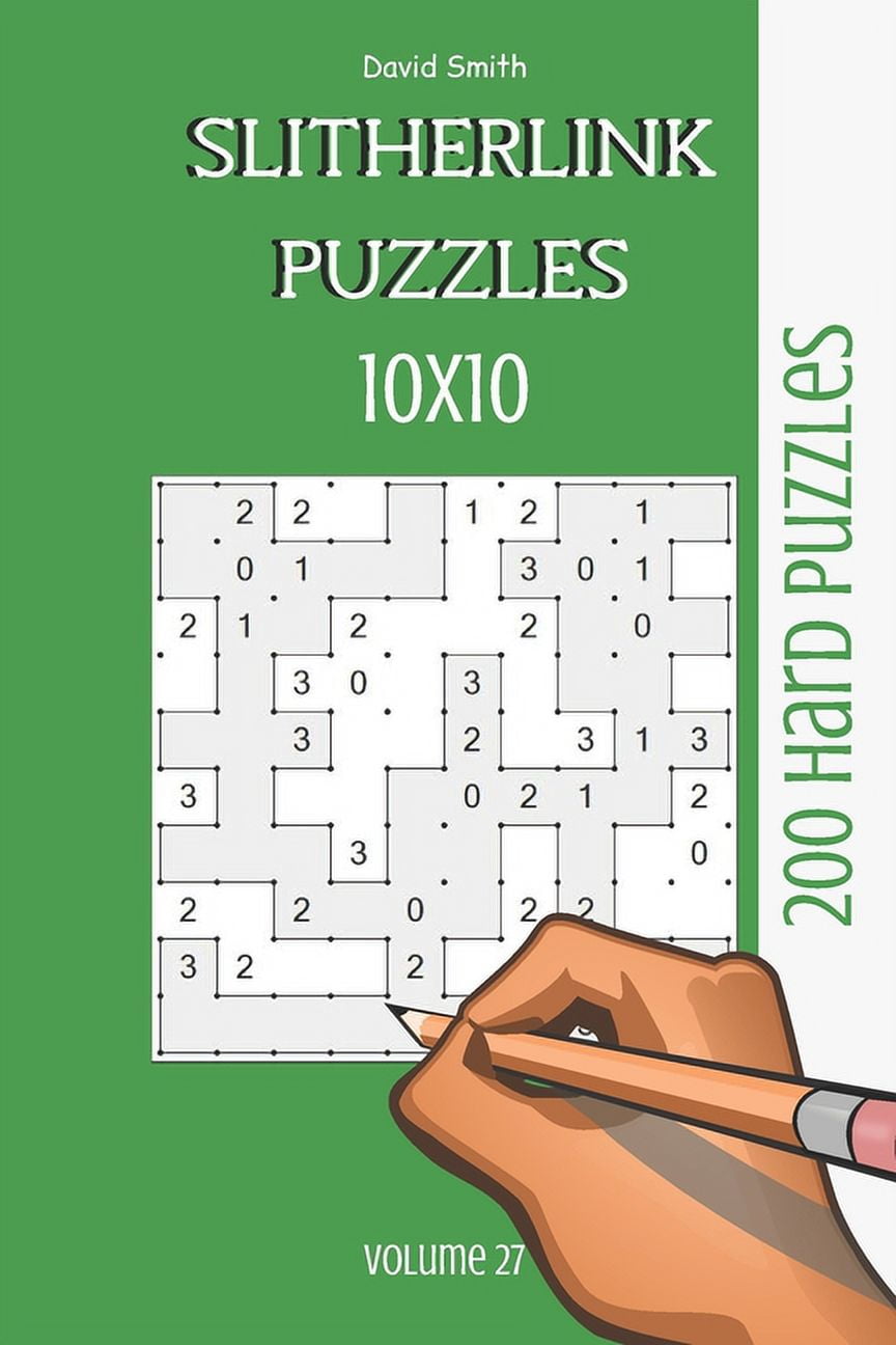 Slitherlink Puzzles: Slitherlink Puzzles - 200 Hard Puzzles 10x10 vol.27 (Paperback) - Walmart.com