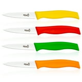 Slitzer Germany 4pc Paring Knife Set, Sturdy Kitchen Cutting Blades ...