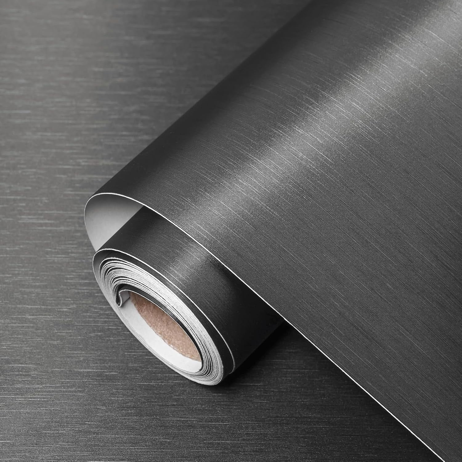Sliver Peel and Stick Wallpaper x Metallic Textured Paper Modern Self ...