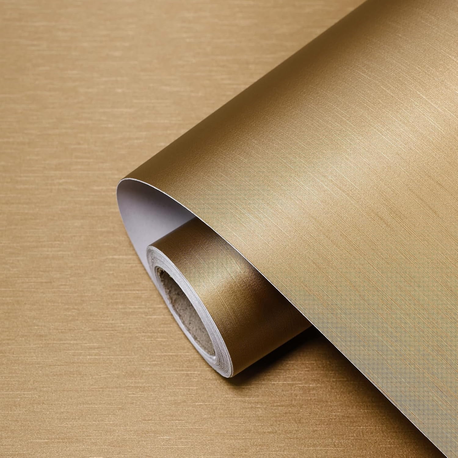 Sliver Peel and Stick Wallpaper x Metallic Textured Paper Modern Self ...