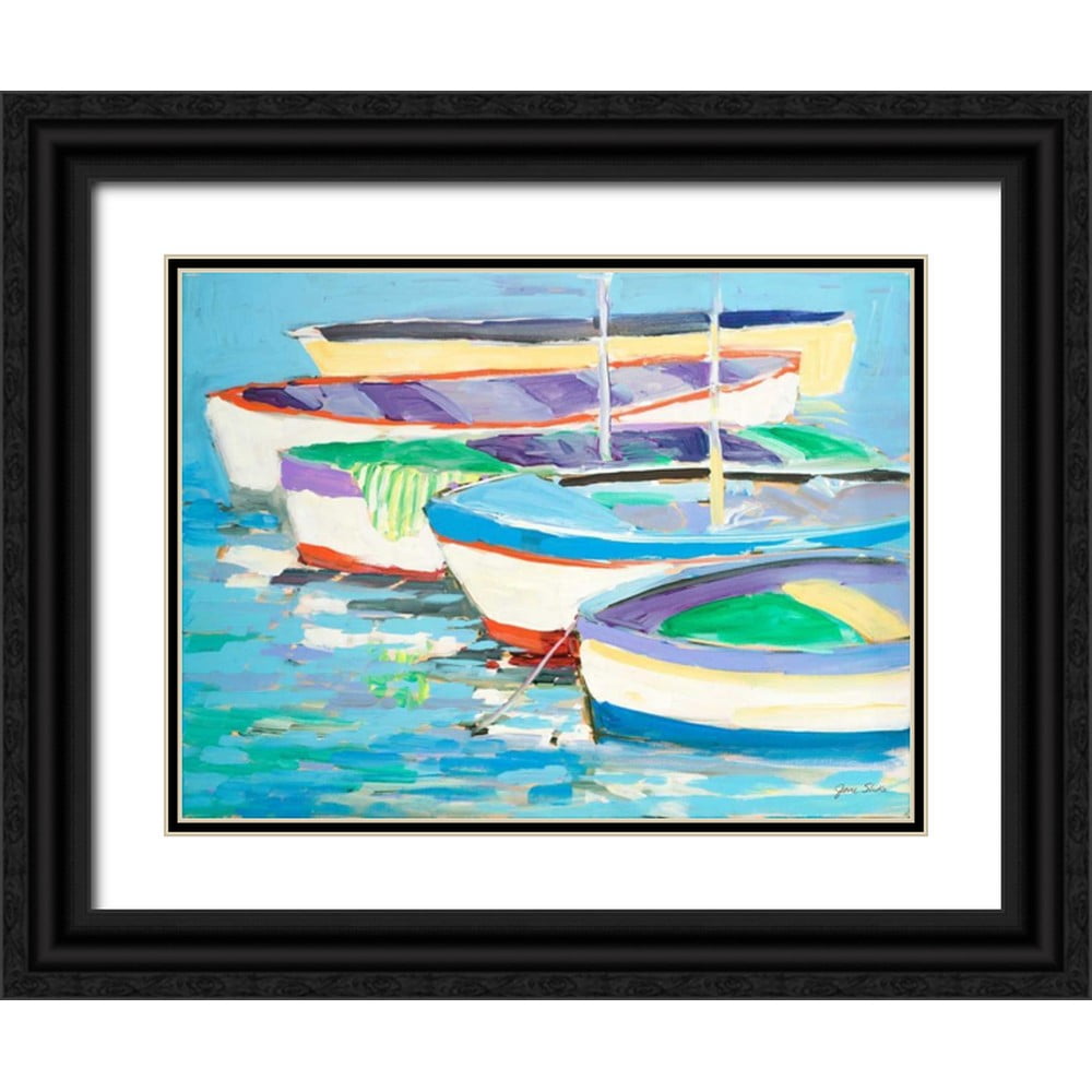 Slivka, Jane 14x12 Black Ornate Wood Framed with Double Matting Museum ...