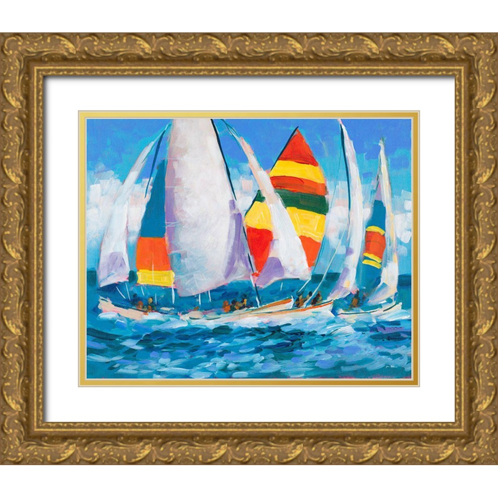 Slivka, Jane 14x12 Gold Ornate Wood Framed with Double Matting Museum Art Print Titled - Wide ...