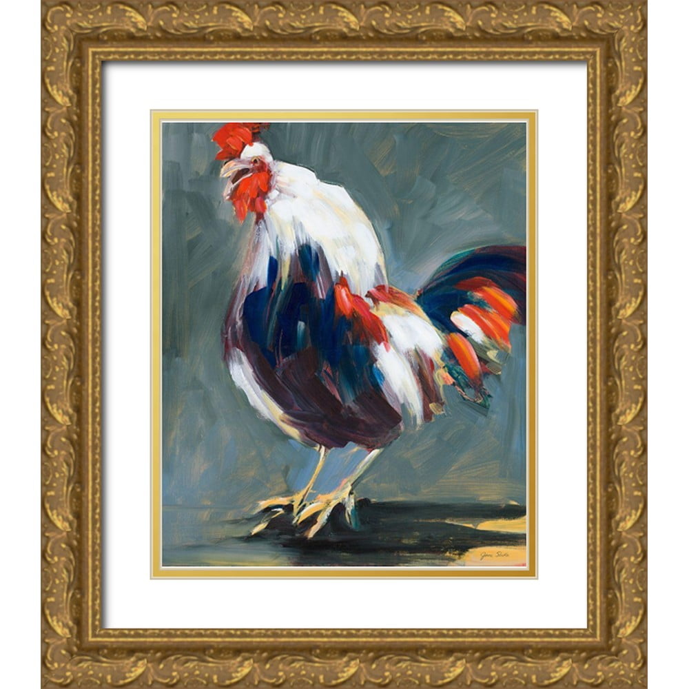 Slivka Jane 26x31 Gold Ornate Wood Framed With Double Matting Museum