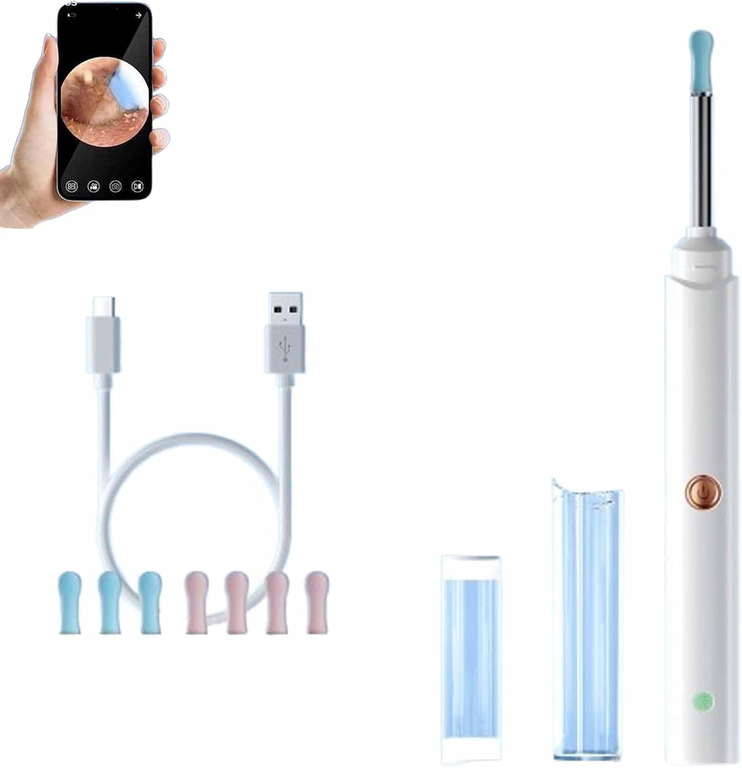 Slivor Ear Cleaner, Slivor Ear Cleaner with Camera, Ear Wax Removal ...