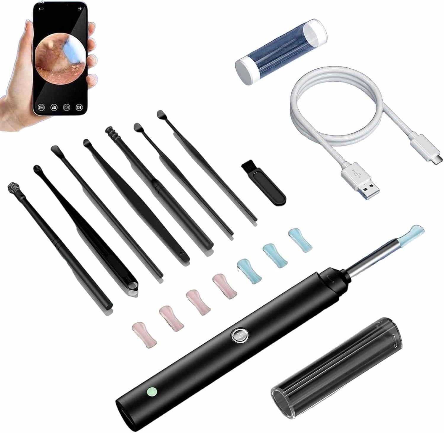 Slivor Ear Cleaner, Slivor Ear Cleaner with Camera, Ear Wax Removal ...