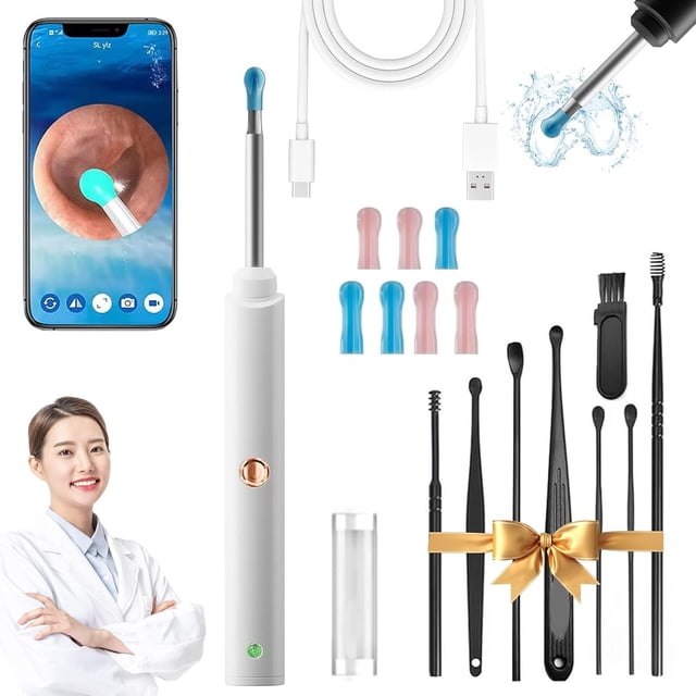 Slivor Visioear, Ear Cleaner with Camera and Light, Silver Visionear ...