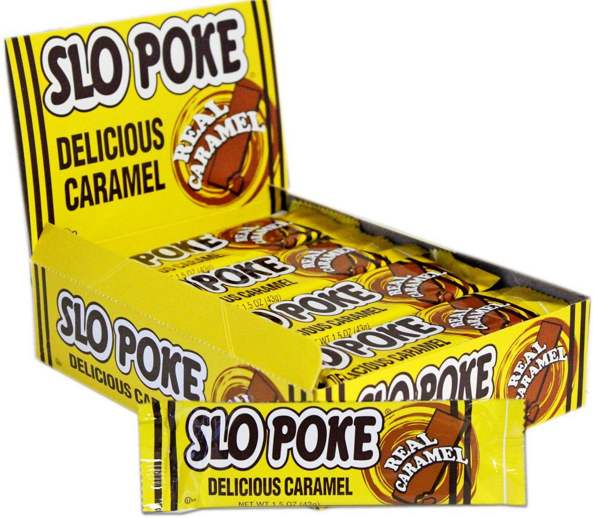 Slo Poke Chewy Caramel Candy Bar, Gluten Free, Kosher Certified Dairy ...