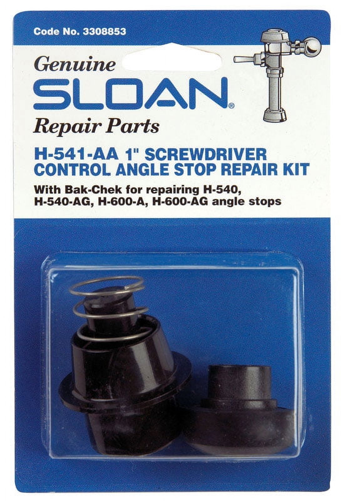 Sloan Valve Company H541ASD Sloan H-541-Aa Control Stop Repair Kit, 1 ...