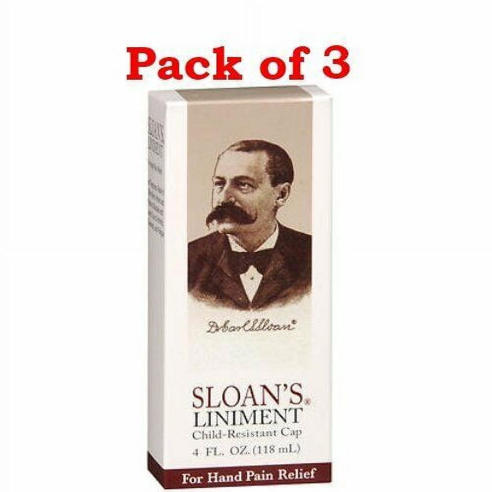 Sloan's Medicine for Arthritis, Muscles & Joint Pain Relief Liniment, 4 ...