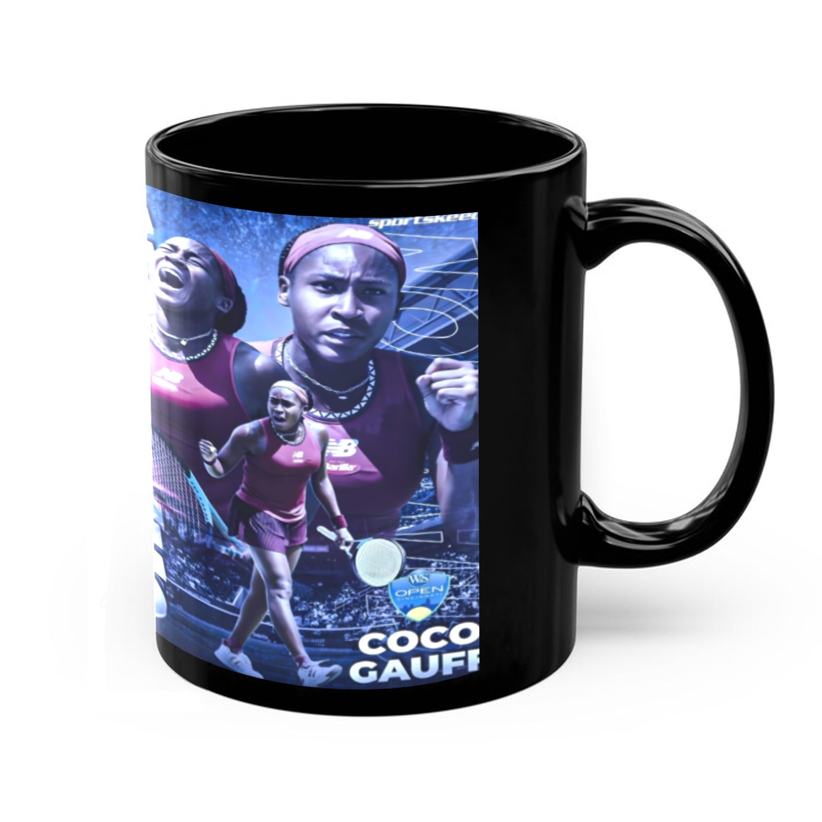 Sloane Stephens Custom Ceramic Mug—Art That Survives the Microwave ...