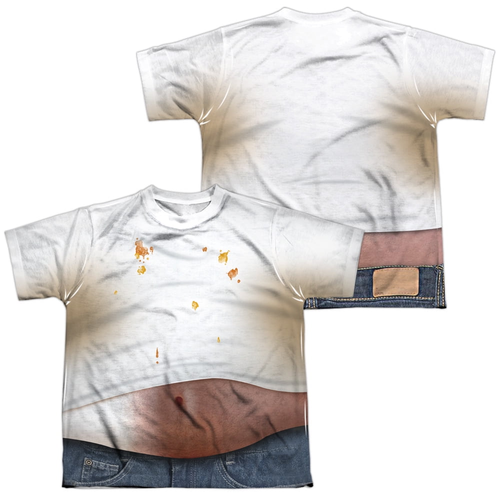 Slob Costume (Front - Back Print) - Youth Short Sleeve Shirt - Small ...