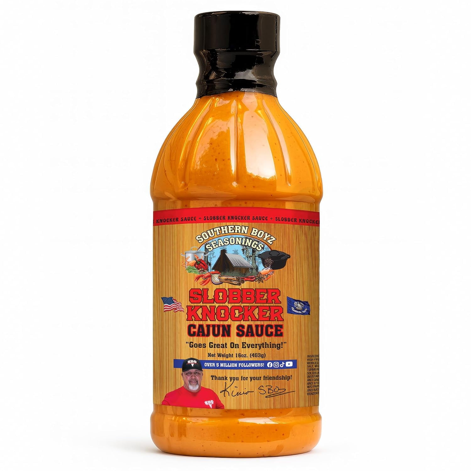 Southern Boyz Outdoors, Slobber Knocker Cajun Sauce, 16 oz - Walmart.com