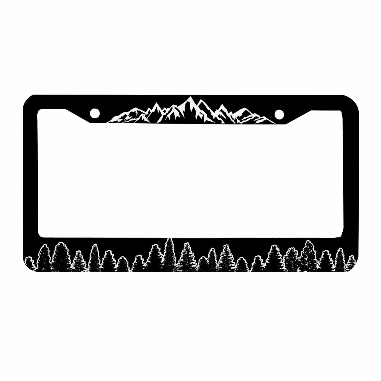 Sloboki The Mountains Are Calling License Plate Frame Universal ...