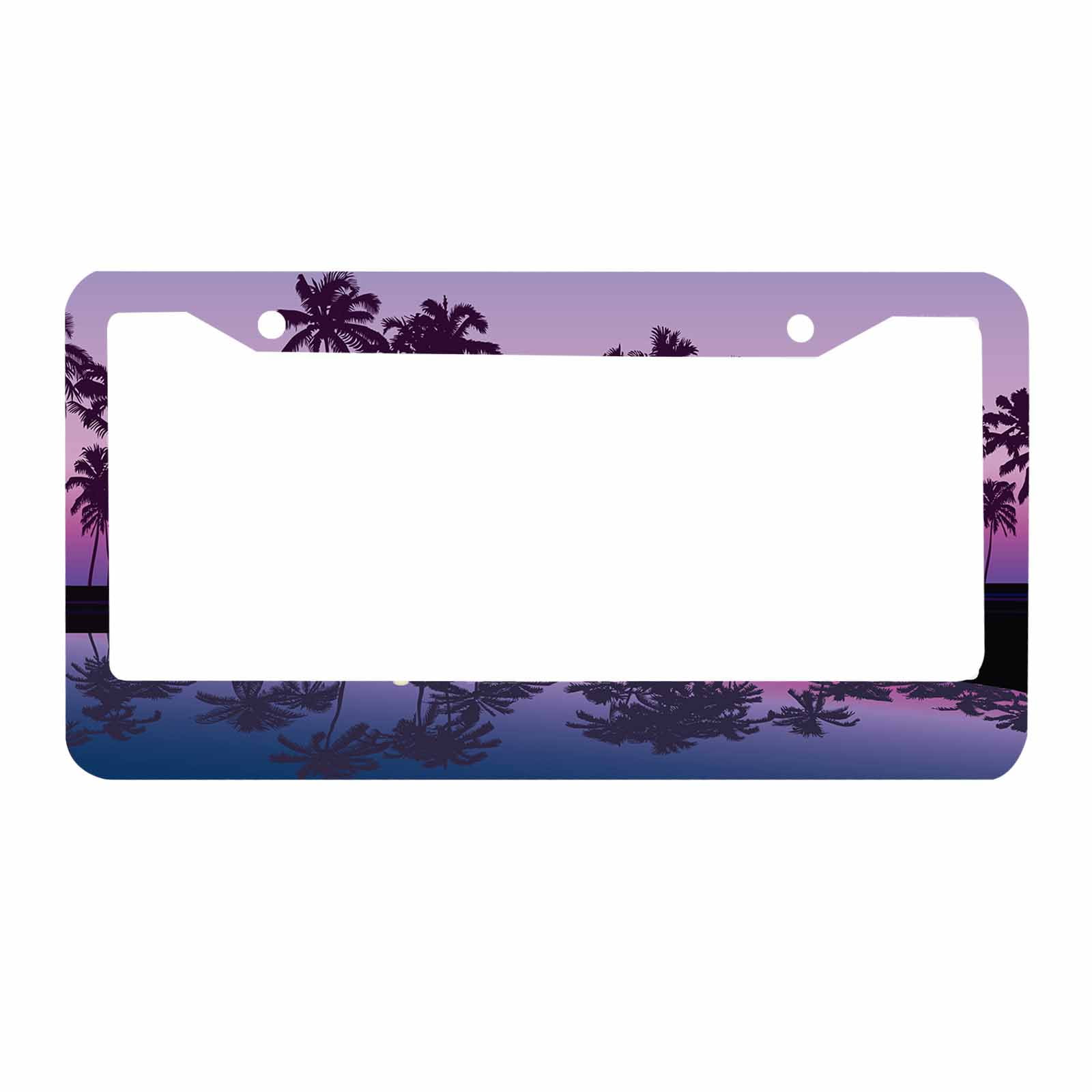 Palm Tree License Plate Frame