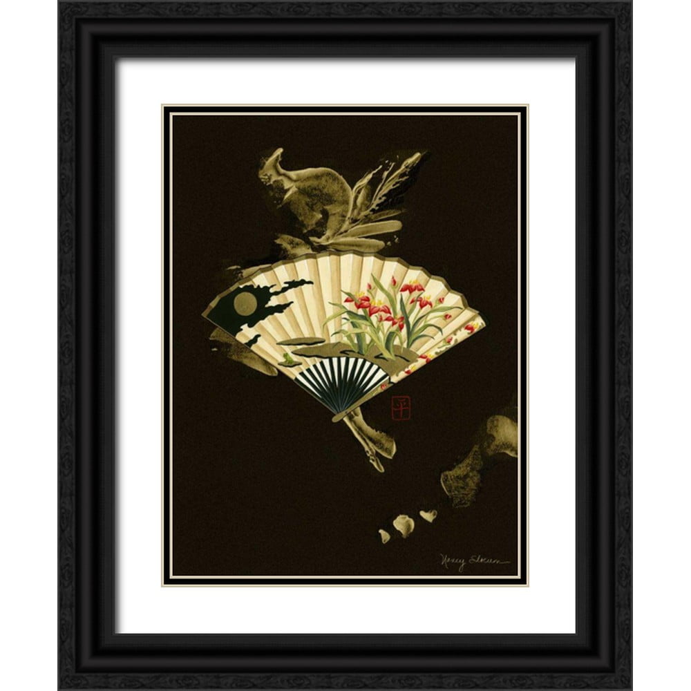 Slocum, Nancy 12x14 Black Ornate Wood Framed with Double Matting Museum ...