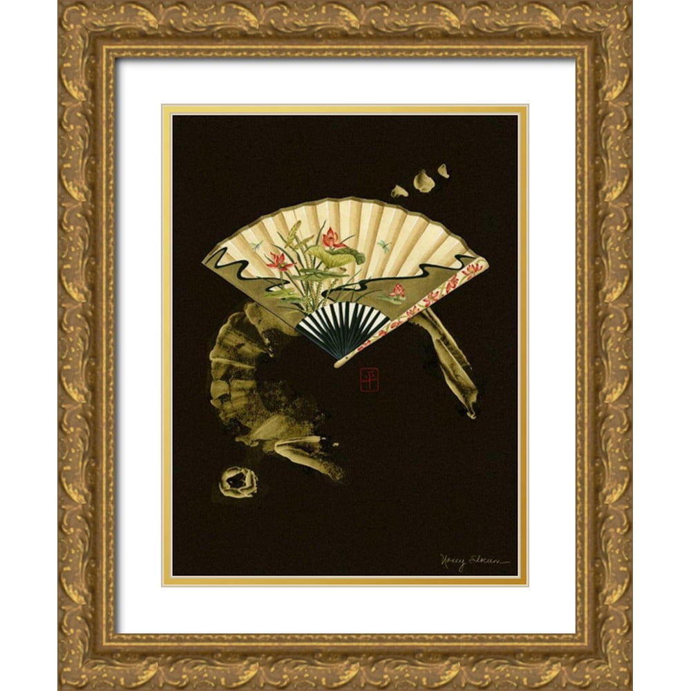 Slocum, Nancy 12x14 Gold Ornate Wood Framed with Double Matting Museum ...