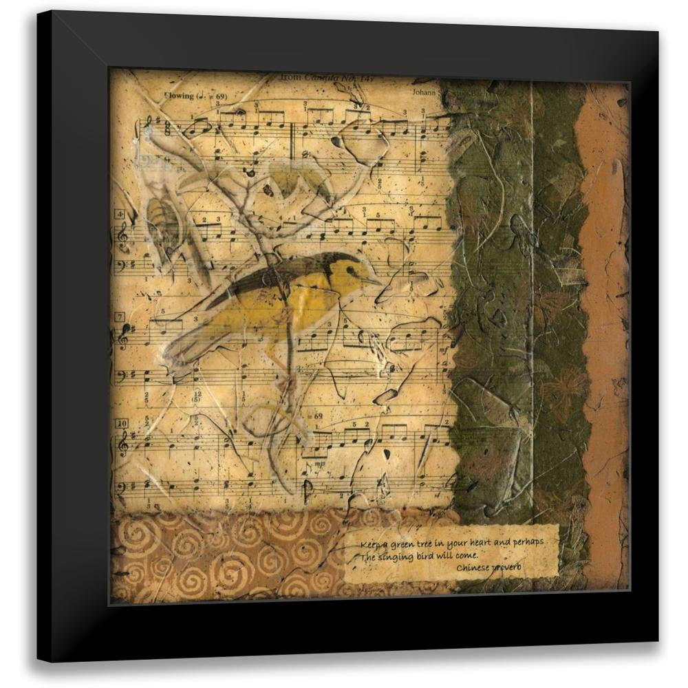 Slocum, Nancy 15x15 Black Modern Framed Museum Art Print Titled - Bird ...