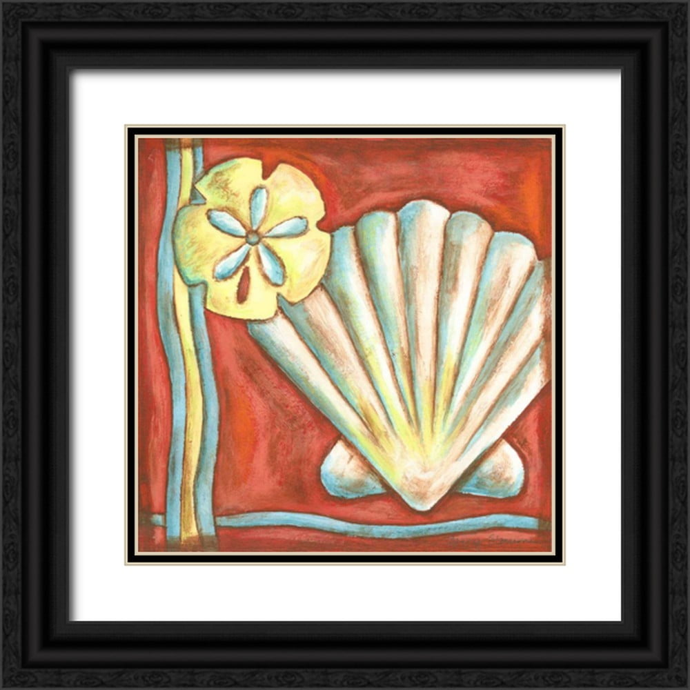 Slocum, Nancy 15x15 Black Ornate Wood Framed with Double Matting Museum ...